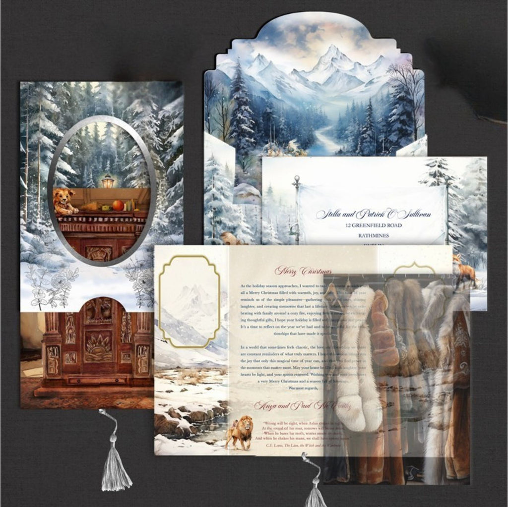 Narnia Inspired Personalised Christmas Card